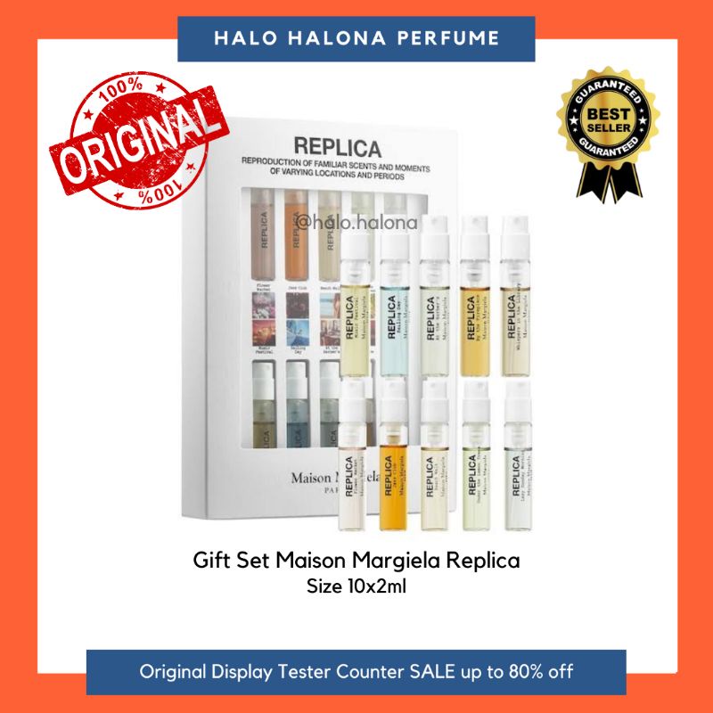 Jual Gift Set Replica 10x2ml Box Segel Parfum Original Authentic Tester ...