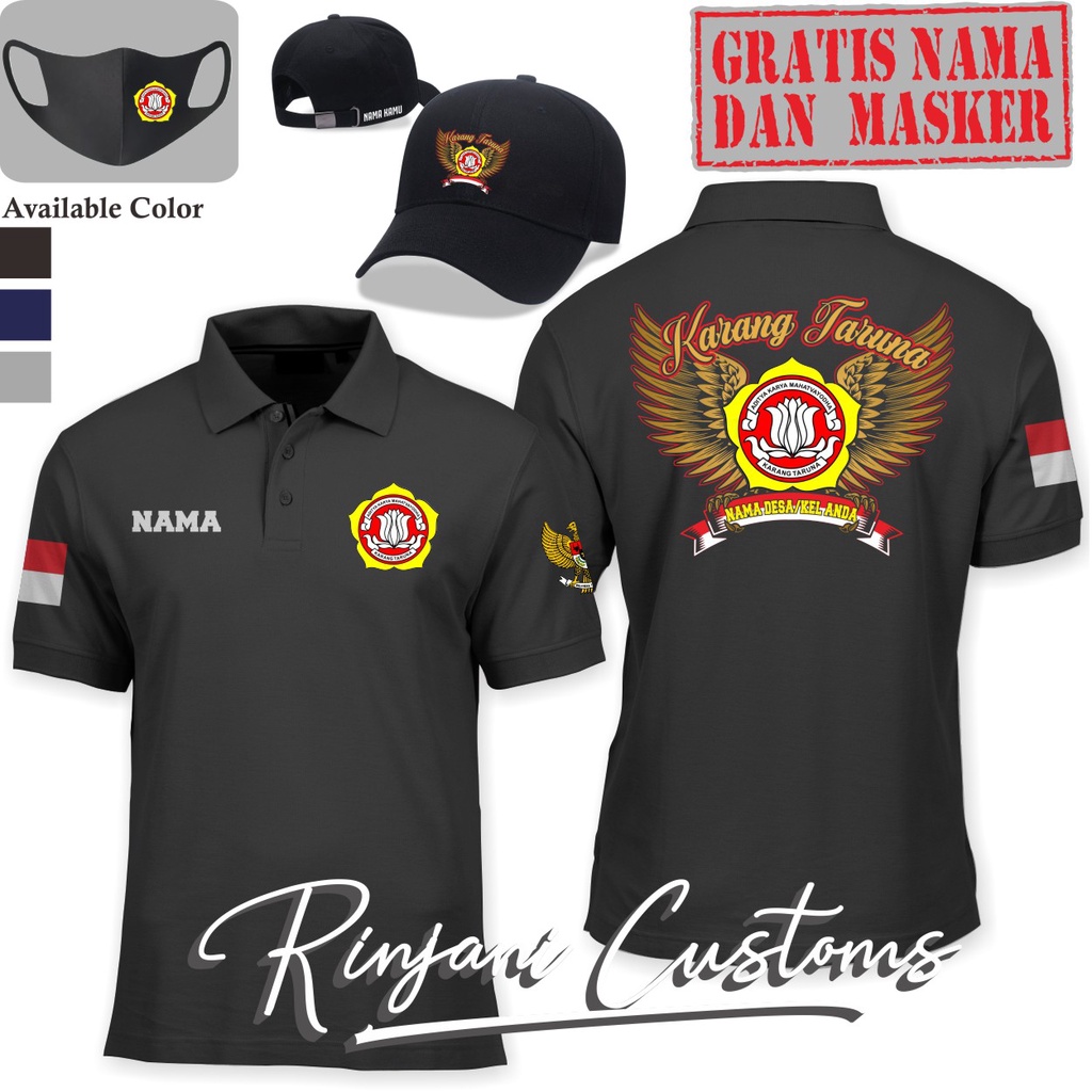 Jual KAOS POLO KARANG TARUNA GRATIS PAKAI NAMA DAERAH DAN MASKER/POLO ... Jual KAOS POLO KARANG TARUNA GRATIS PAKAI NAMA DAERAH DAN MASKER/POLO ...