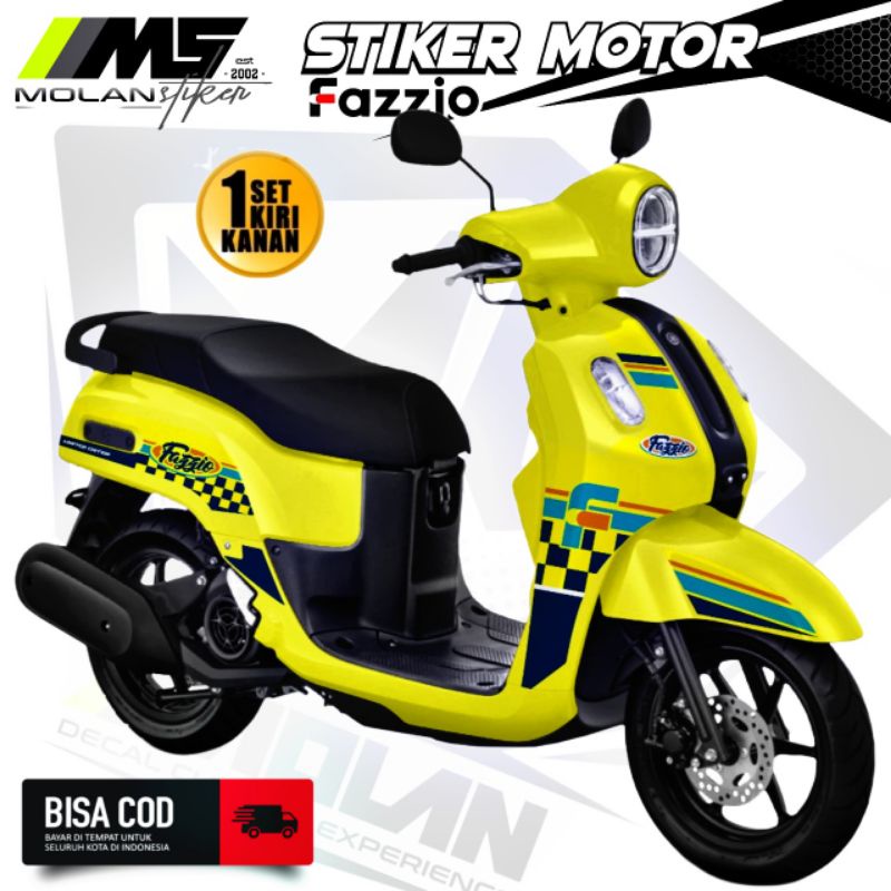 Jual Decal Sticker Striping Variasi Yamaha Fazzio 125 - Yamaha Fazzio ...