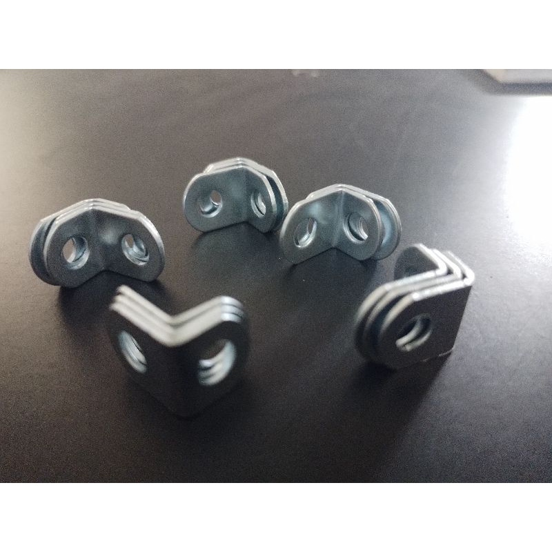 Jual Ambalan rak/Ambalan kaca/siku L/siku kaca/AKP 15/Tanpa karet/(per ...