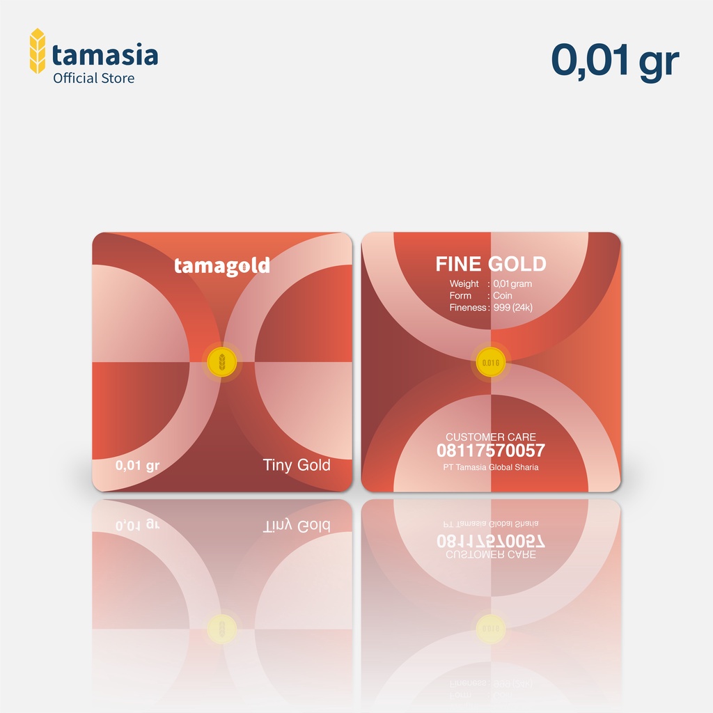 Jual Emas mini 0,01 gr - 0,1 gr Maroon Series 24 Karat Logam Mulia ...