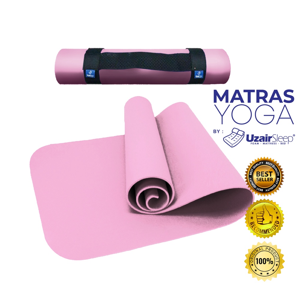 Jual UZAIR SLEEP - Matras Alat Olahraga Protector Yoga Fitness | Polos ...