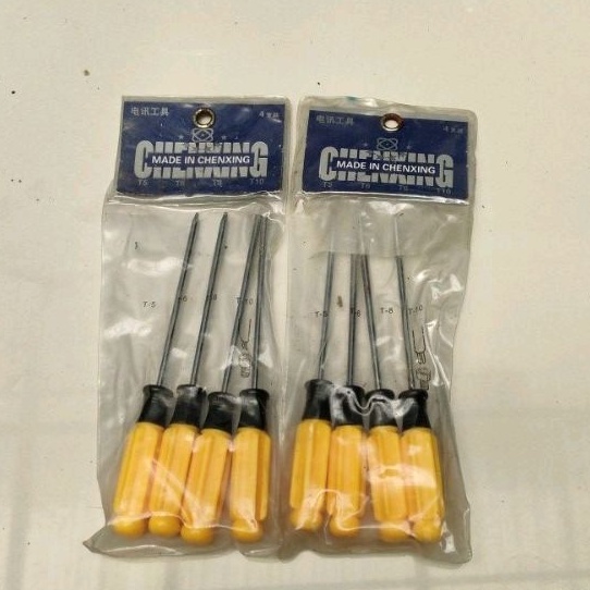 Jual OBENG REPARASI BINTANG mini magnet 4 IN 1 T5,T6,T8,T10 | Shopee ...