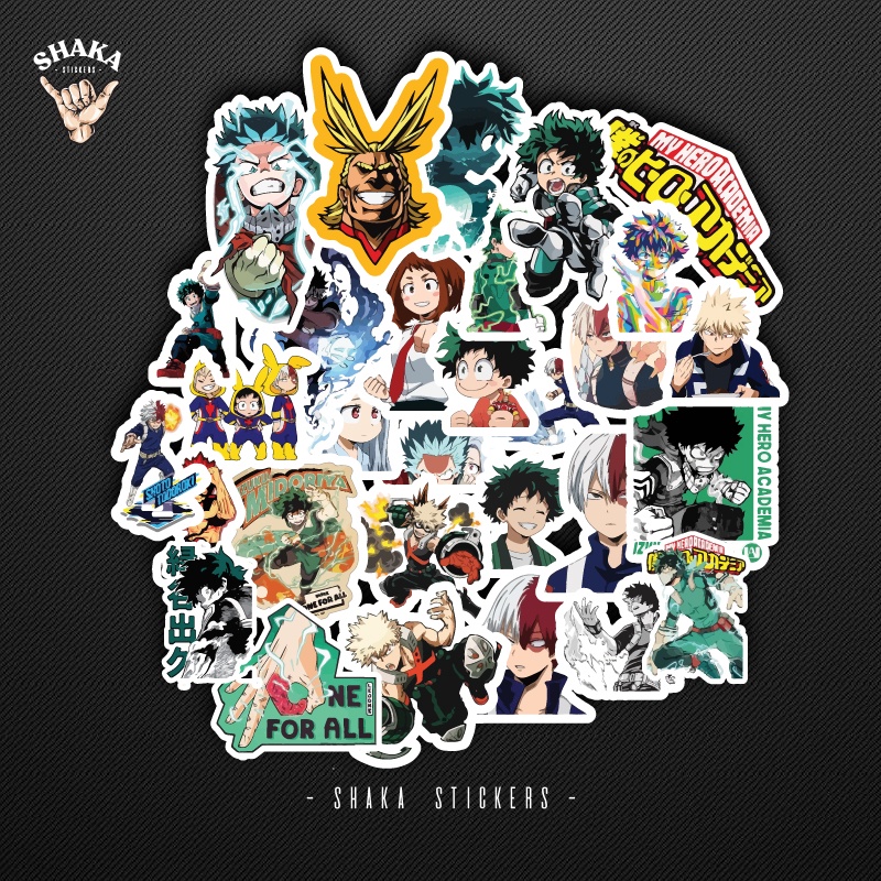 Jual Stiker Anime Pack 32 PCS Anti Air Stiker Anime My Hero Academia ...