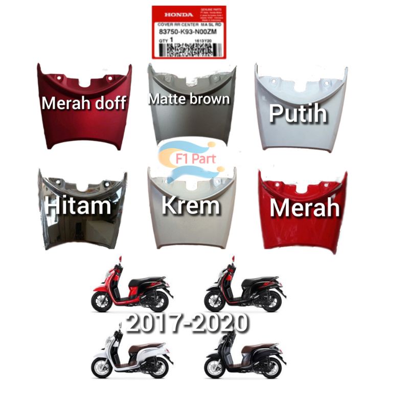 Jual cover RR center ORIGINAL cover tail sambungan body atas lampu stop ...