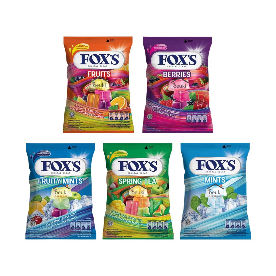Jual Permen Fox's Crystal Clear Berbagai Varian Pilih Rasa | Shopee ...