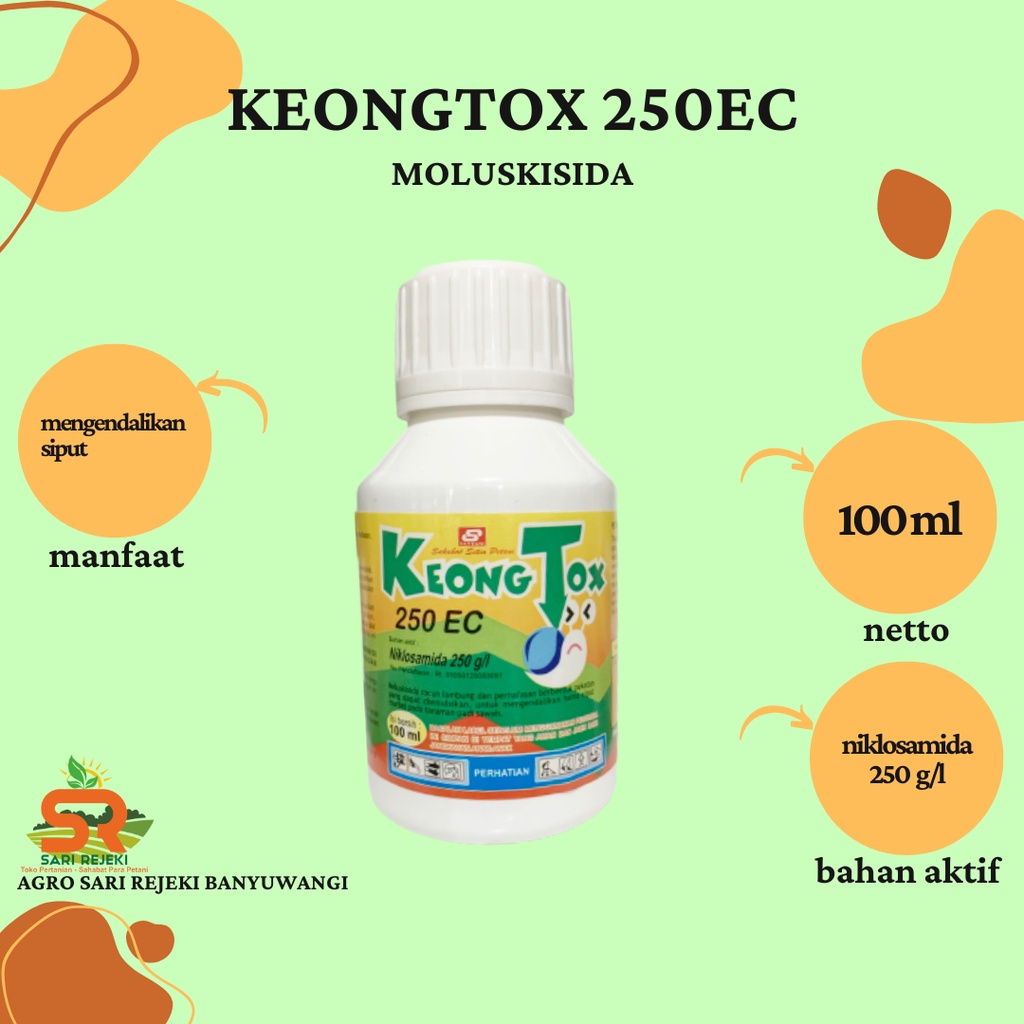 Jual KEONGTOX 250EC 100ML MOLUSKISIDA RACUN PEMBASMI KEONG | Shopee ...