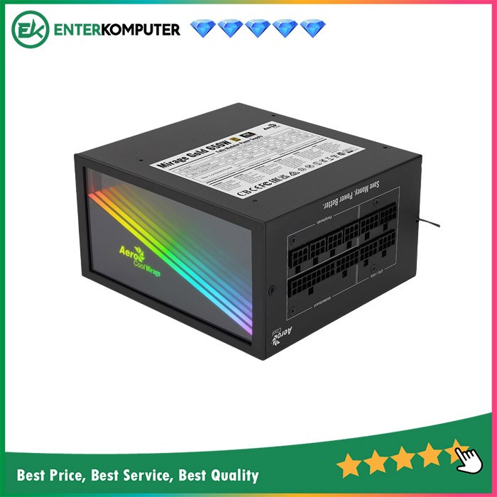 Jual Aerocool Mirage Gold 650W 80 Plus Gold Fully Modular / PSU 650W | Shopee Indonesia