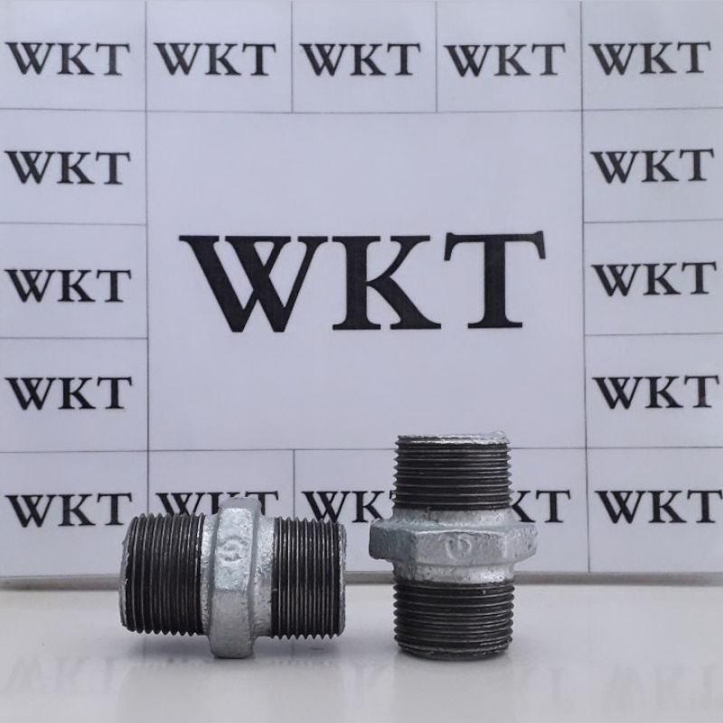 Jual Double nepel drat luar/male besi/galvanis | Shopee Indonesia