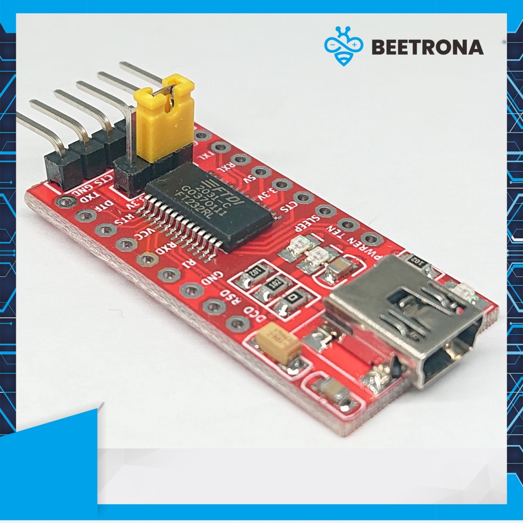 Jual FT232RL USB to TTL Serial 3.3v 5v Converter Module Adapter FTDI FT232 | Shopee Indonesia
