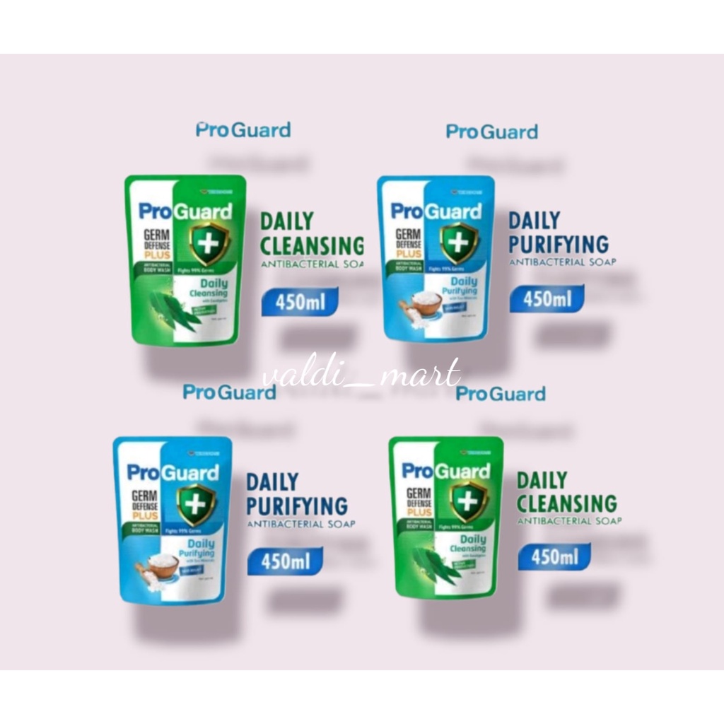 Jual ProGuard Antibacterial Body Wash Daily Cleansing 450 ml | Shopee ...