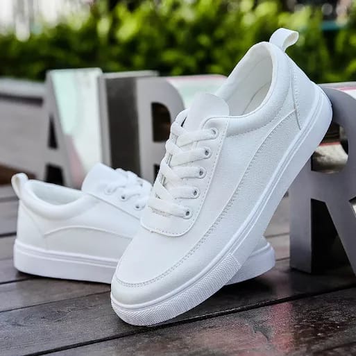 Jual IW STORE Sepatu pria casual sepatu putih pria sneakers putih polos ...