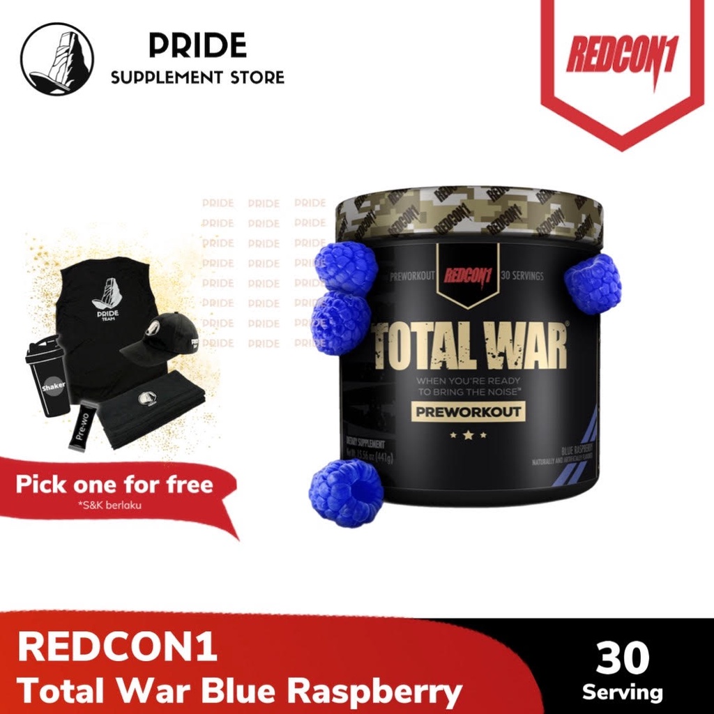 Jual Redcon1 Total War Preworkout 30 Servings Ultimate PWO | Shopee ...
