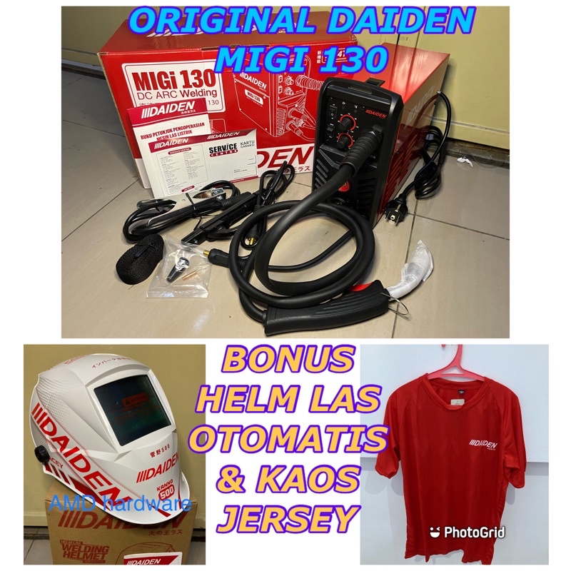 Jual ORIGINAL DAIDEN MIGI130 Mesin Las MIG Tanpa Gas CO2 MIG MAG 130A Gasless MiGi 130 Ampere ...