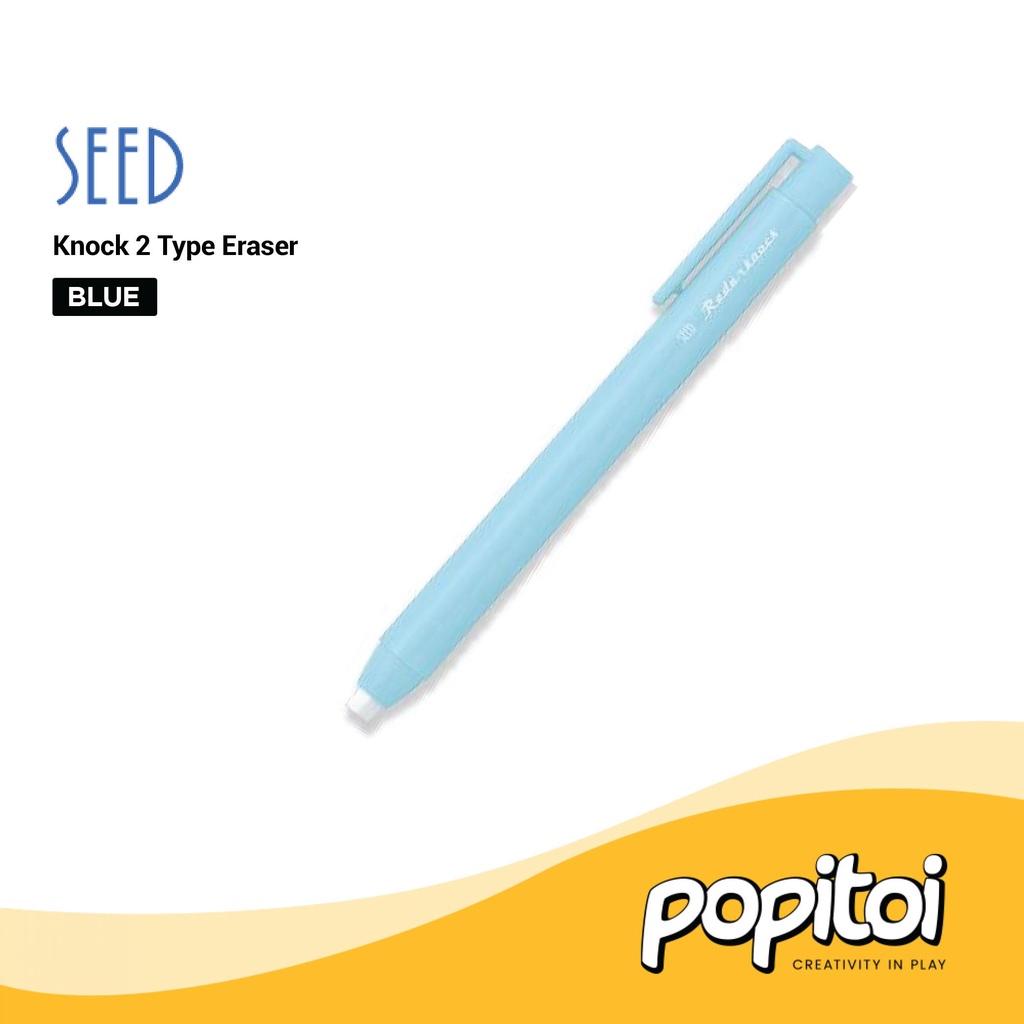 Jual SEED Radar Knock 2 Type Retractable Eraser Pen Penghapus Pensil ...