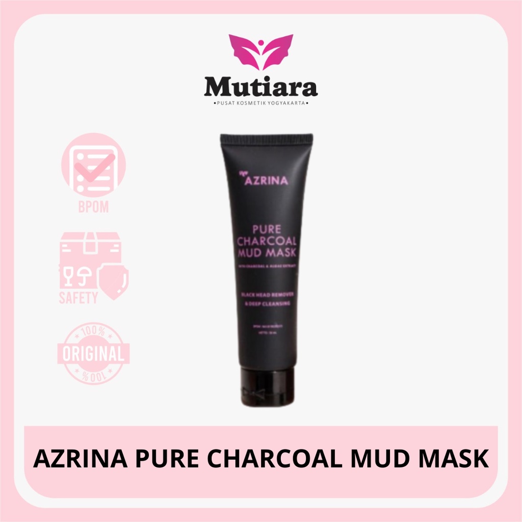 Jual AZRINA PURE CHARCOAL MUD MASK | Shopee Indonesia