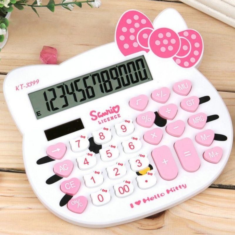 Jual 0KALKULATOR HELLO KITTY KT 3399 - 12 DIGIT - CHECK AND CORRECT ...