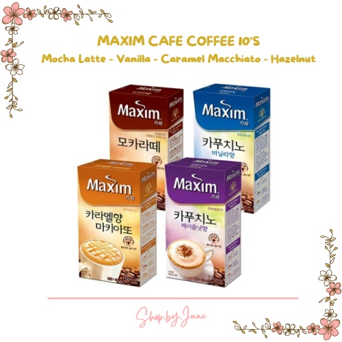 Jual Maxim Cafe Coffee Series / Kopi Mix Korea Instant Box Isi 10's ...