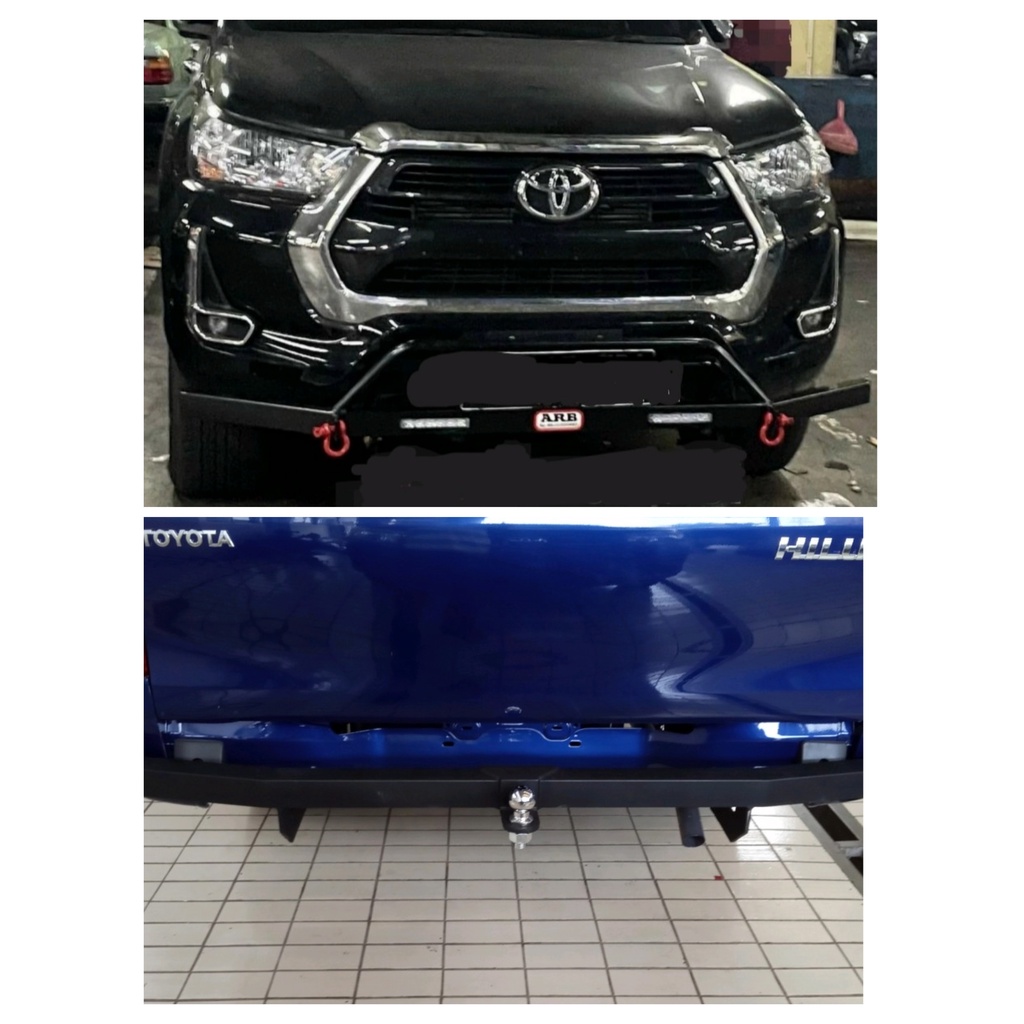 Jual Paket Bumper Towing Belakang + Bumper Tanduk Depan Model Mini Arb ...