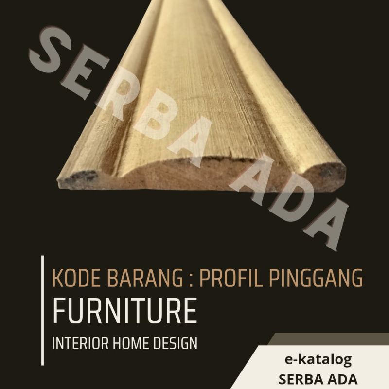 Jual Kayu Profil PG-07 panjang 2 mtr untuk bahan moulding dinding ...