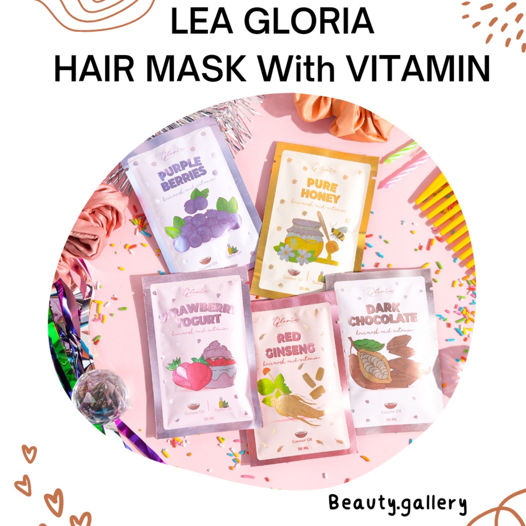 Jual LEA GLORIA HAIR MASK | MASKER RAMBUT LEA 20GR | Shopee Indonesia