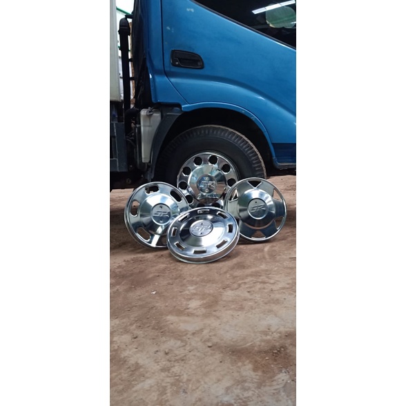 Jual Wheeldop TRUCK BUS warna CHROME R16 | Shopee Indonesia