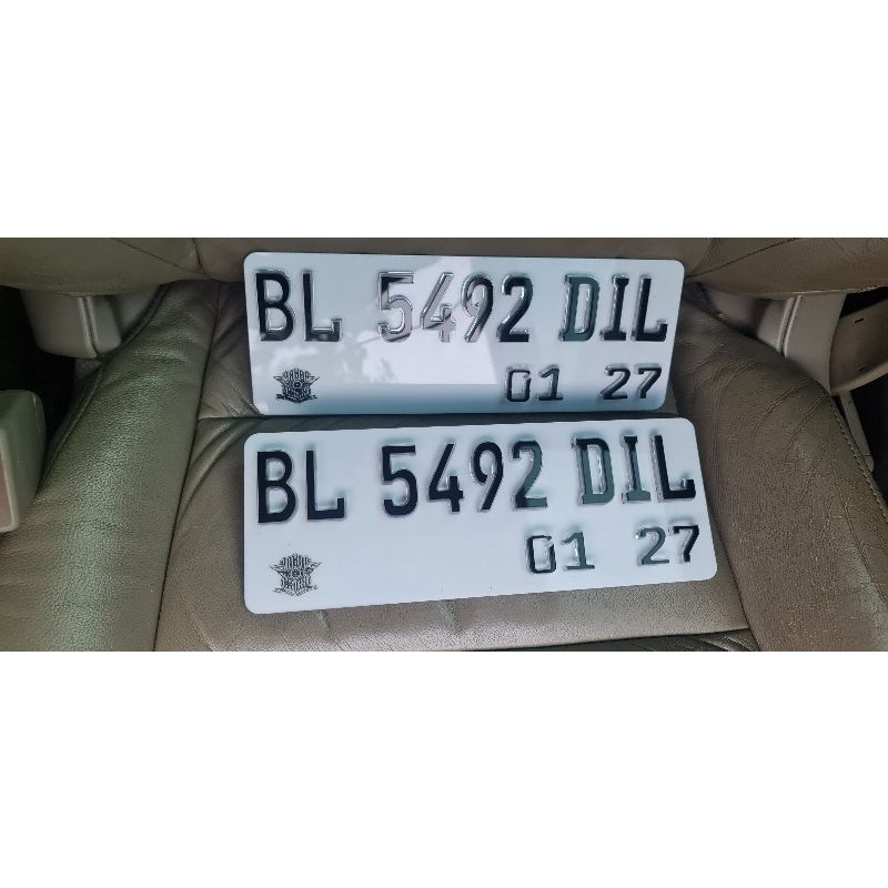 Jual plat motor / sepeda motor huruf akrilik cutting | Shopee Indonesia
