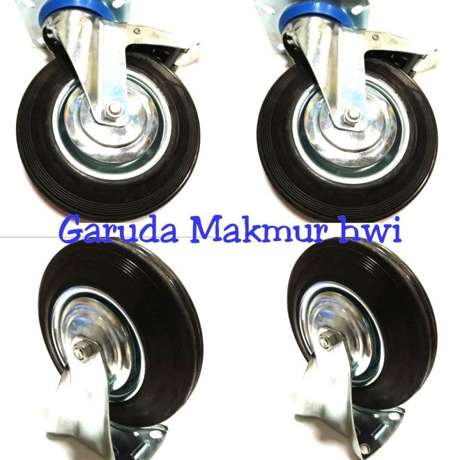 Jual Roda Trolley Troli/Roda Steger/Scaffolding/Rodagerobak/Roda Karet ...