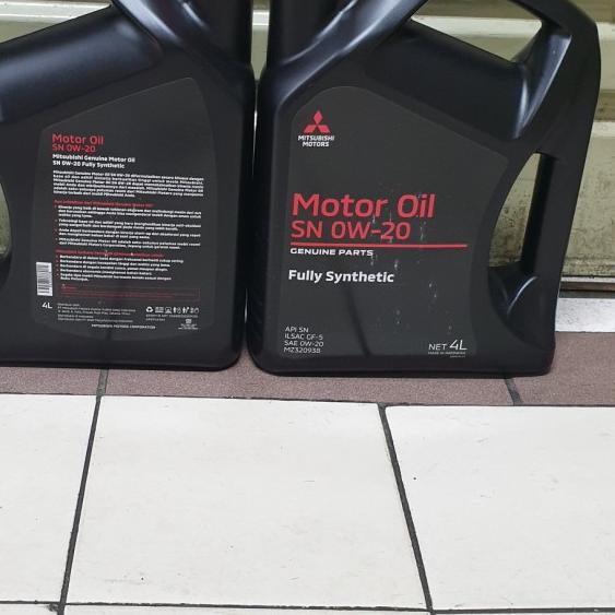 Jual Oli Bensin Mesin 0W - 20 Gasoline Oil Engine Asli Mitsubishi ...