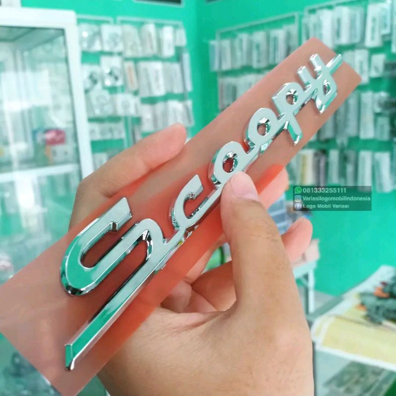 Jual Emblem logo SCOOPY honda motor ukuran original scoopy 2013 2014 ...