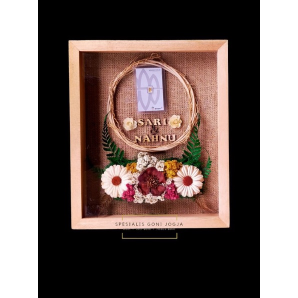 Jual Mahar Rustic Frame Kayu 30x25/Seserahan Murah | Shopee Indonesia