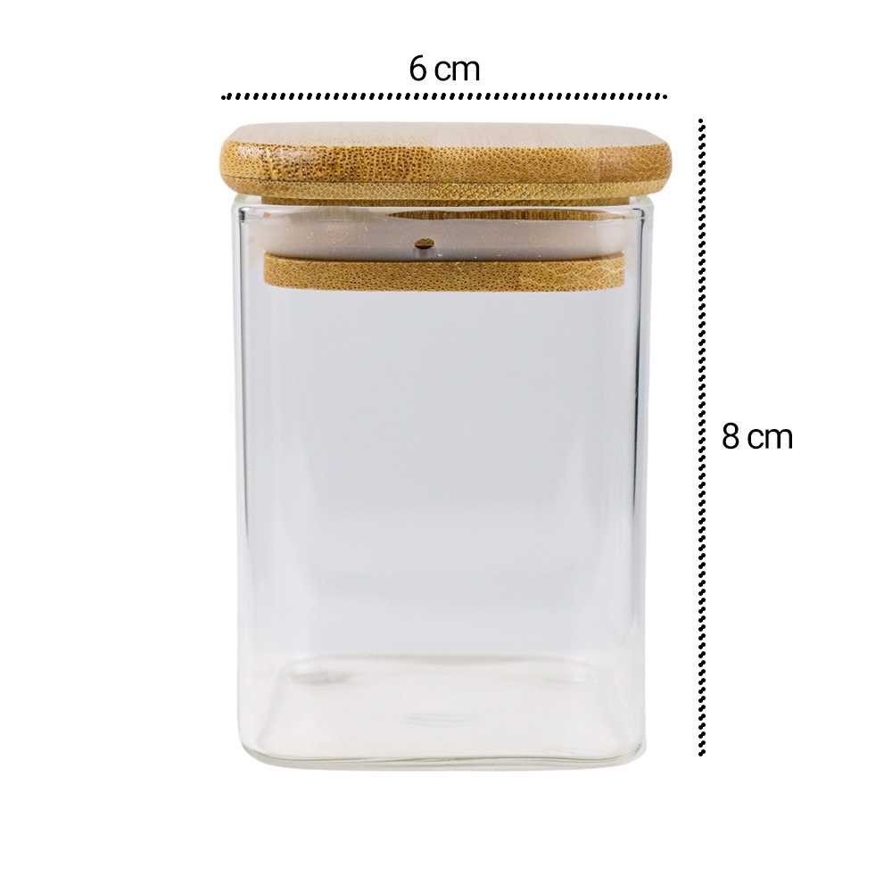 Jual Toples Kaca Wadah Tempat Penyimpanan Makanan Serbaguna Kedap Udara ...