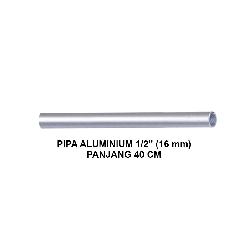Jual EELIC PIA-ALM16MMX1MM Pipa aluminium pipa bulat ukuran 1/2" (16mm ...