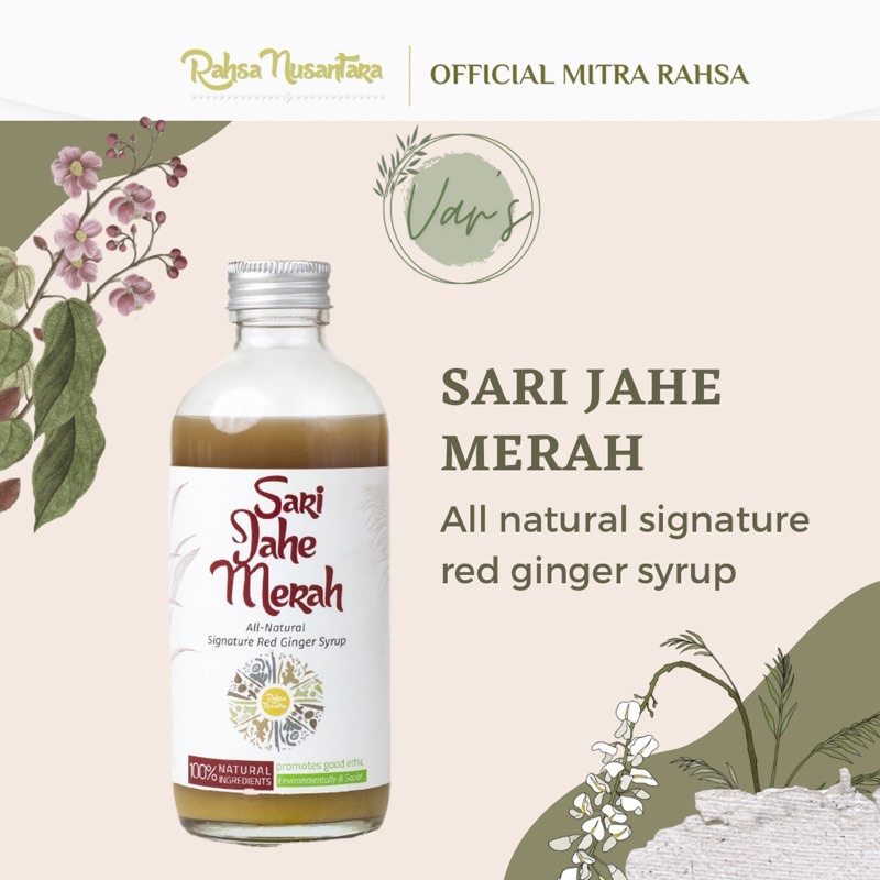 Jual Sari Jahe Merah by Rahsa Nusantara Minuman Herbal Tradisional ...