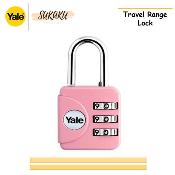 Jual gembok Yale YP1/28/121/1P Pink Travel Lock | Shopee Indonesia