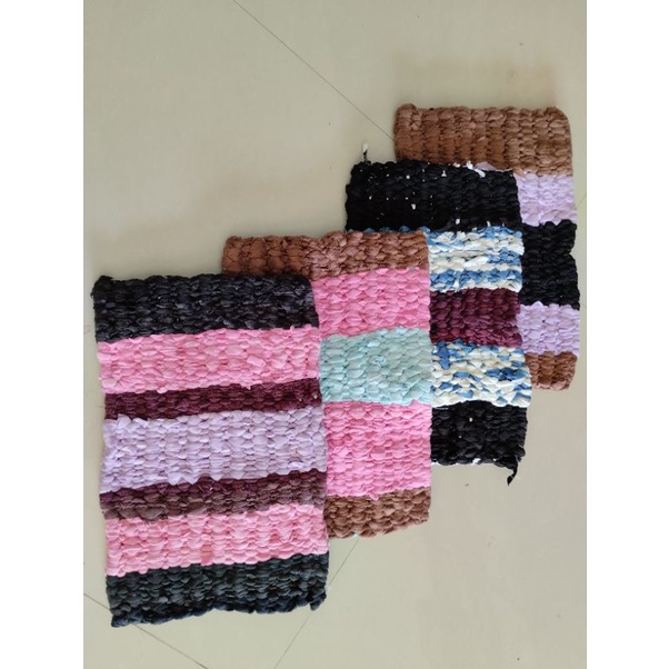 Jual Keset Kain/Lap kain/Keset lantai anyam/Keset kaki/Lap lantai/keset ...