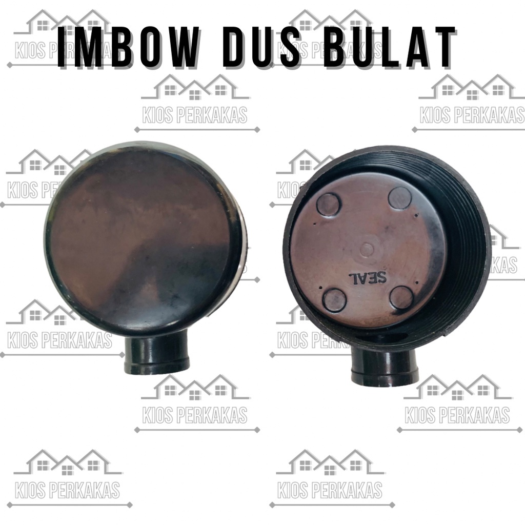 Jual Inbow Doos Bulat 5/8 17MM Hitam/IB Doos/mangkokan/Cantingan tempat ...