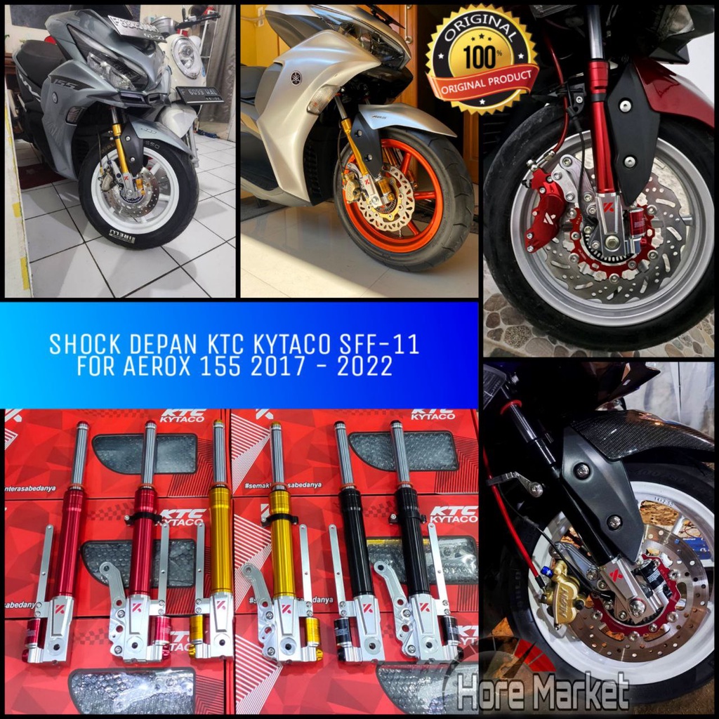 Jual SHOCK DEPAN KTC KYTACO NEW AEROX 155 2023 2022 2021 2020 AEROX 155 OLD 2017 2018 2019 2020 ...