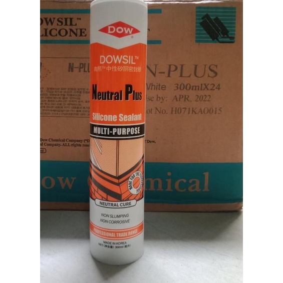 Jual DOWSIL NEUTRAL PLUS SILICONE SEALANT - WHITE 300ML | Shopee Indonesia