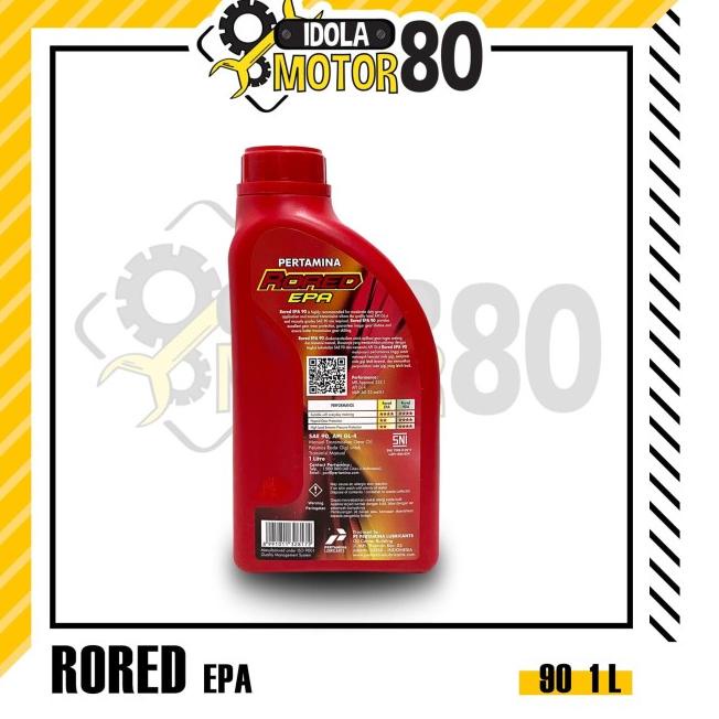 Jual Oli pertamina rored epa sae 90 api GL-4 isi 1 liter | Shopee Indonesia