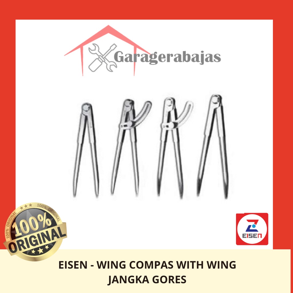 Jual EISEN - WING COMPAS WITH WING - JANGKA GORES - 10 INCH | Shopee Indonesia