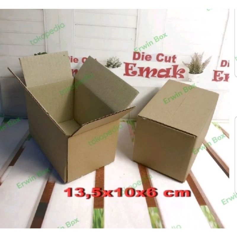 Jual Kardus / Box / uk 13,5x10x6 cm / Karton packing polos baru ST ...