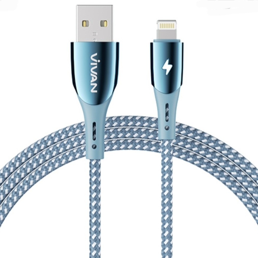 Jual VIVAN VZL100S Iphone Lightning Kabel Data Cable Auto Smart Power ...