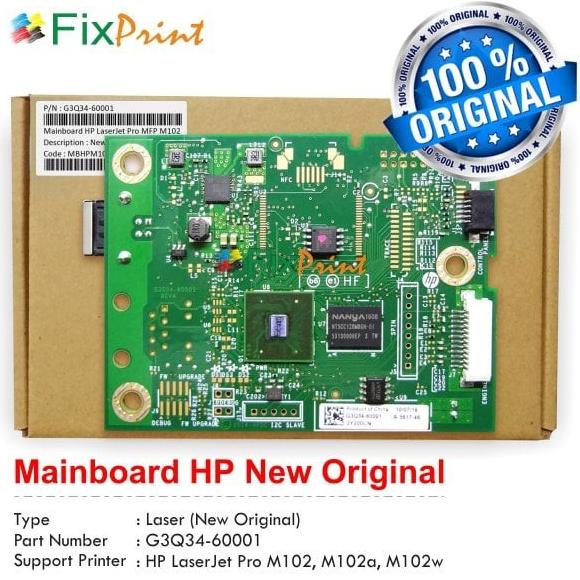 Jual Formatter Board HP Pro M102a, Logic Board Printer HP Laserjet MFP ...