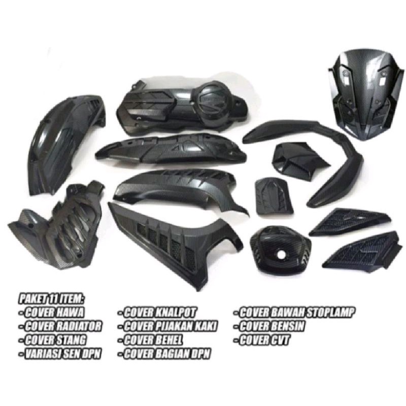 Jual Variasi Yamaha All New Nmax / Nmax New 2020 - 2022 Carbon Nemo ...