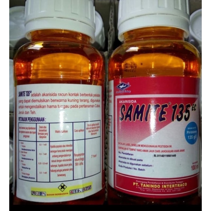 Jual SAMITE 135 EC 100 Mili Insektisida Akarisida basmi Tungau | Shopee ...