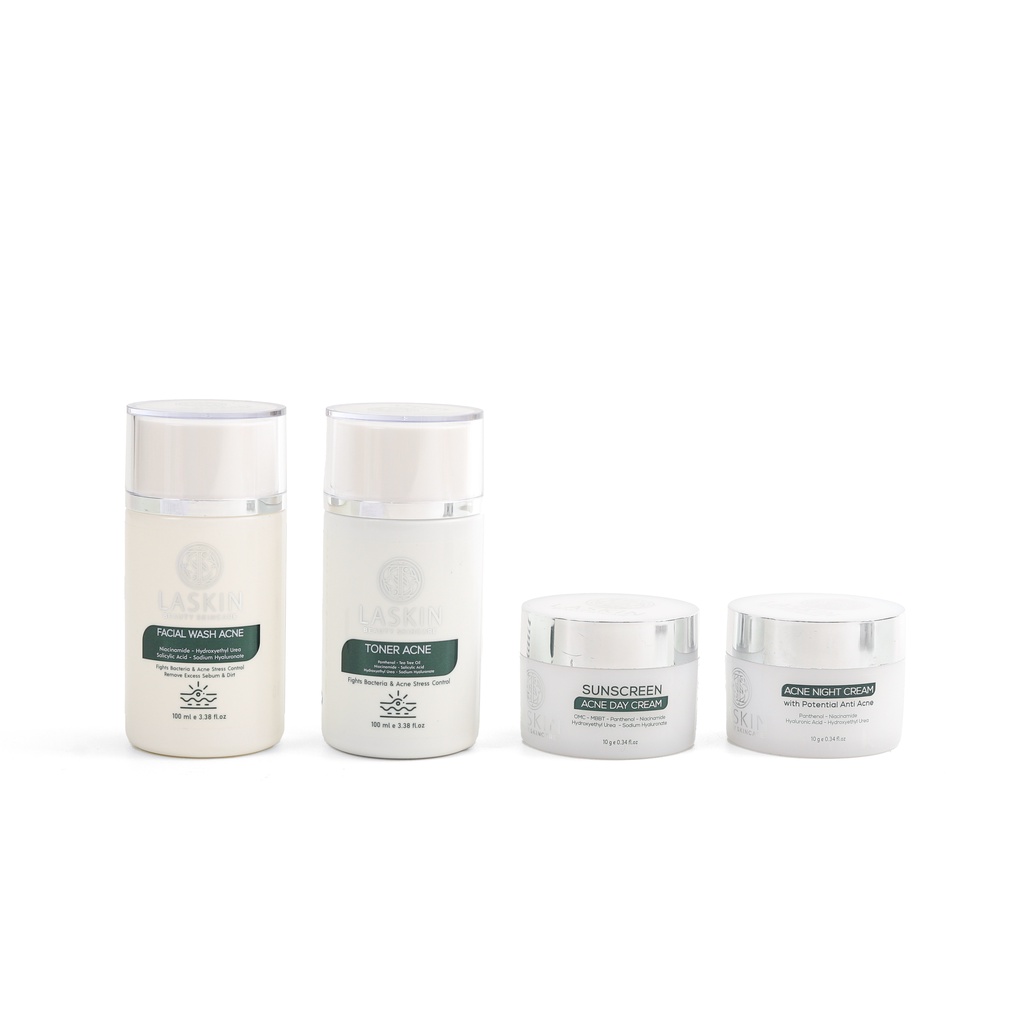 Jual Paket Acne Series Laskin (Wajah Berjerawat) (Free Masker) | Shopee ...