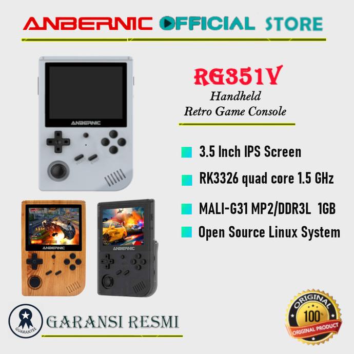 Jual Anbernic Rg351v Retro Game Console Handheld Linux System Ips