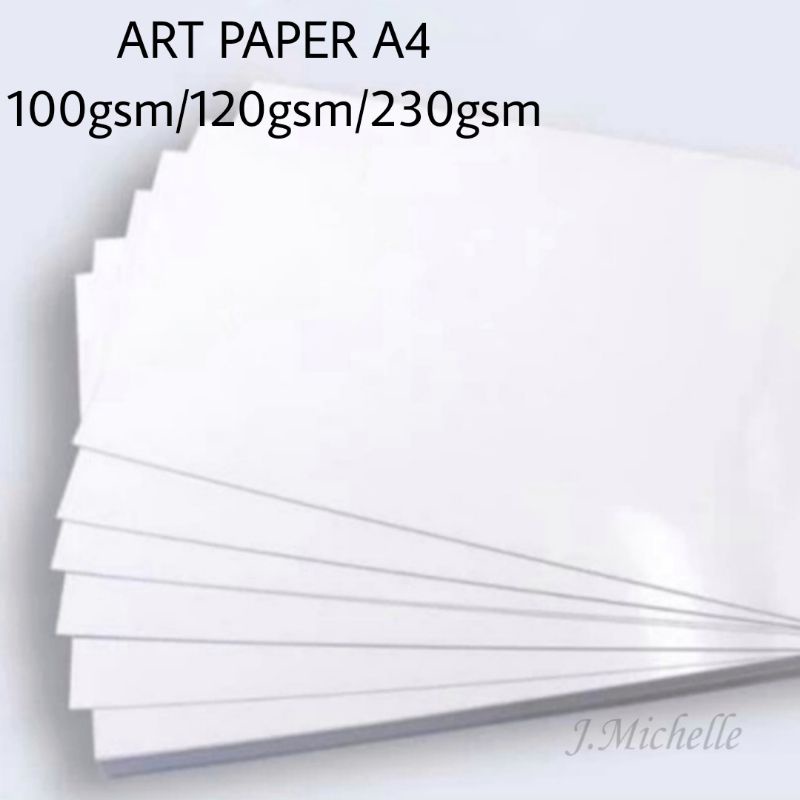 Jual Kertas Art Paper A4 Glossy 2 Side 100gsm/120gsm/230gsm - Photo ...