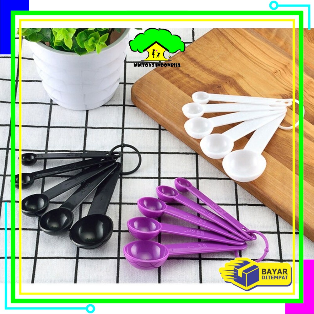 Jual MI-C142 Sendok Takar Set 5IN1 Measuring Spoon Sendok Ukur Bumbu ...